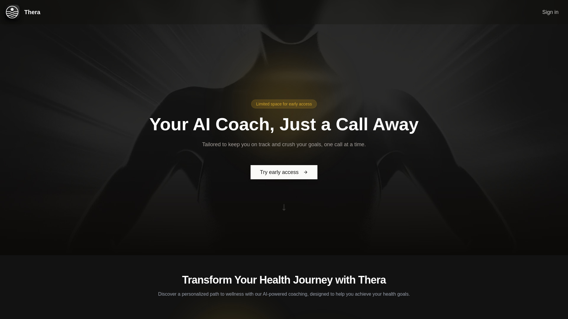 Thera - AI-powered wellness coach providing personalized guidance and ...