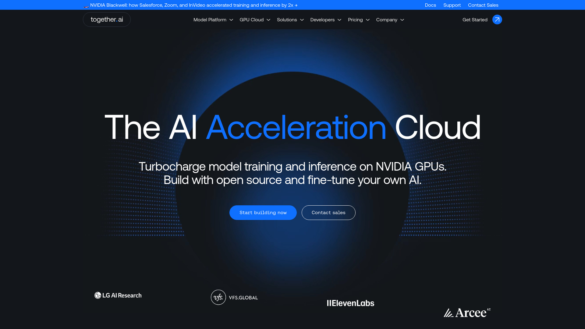 Together AI - AI Acceleration Cloud for fast inference, fine-tuning ...