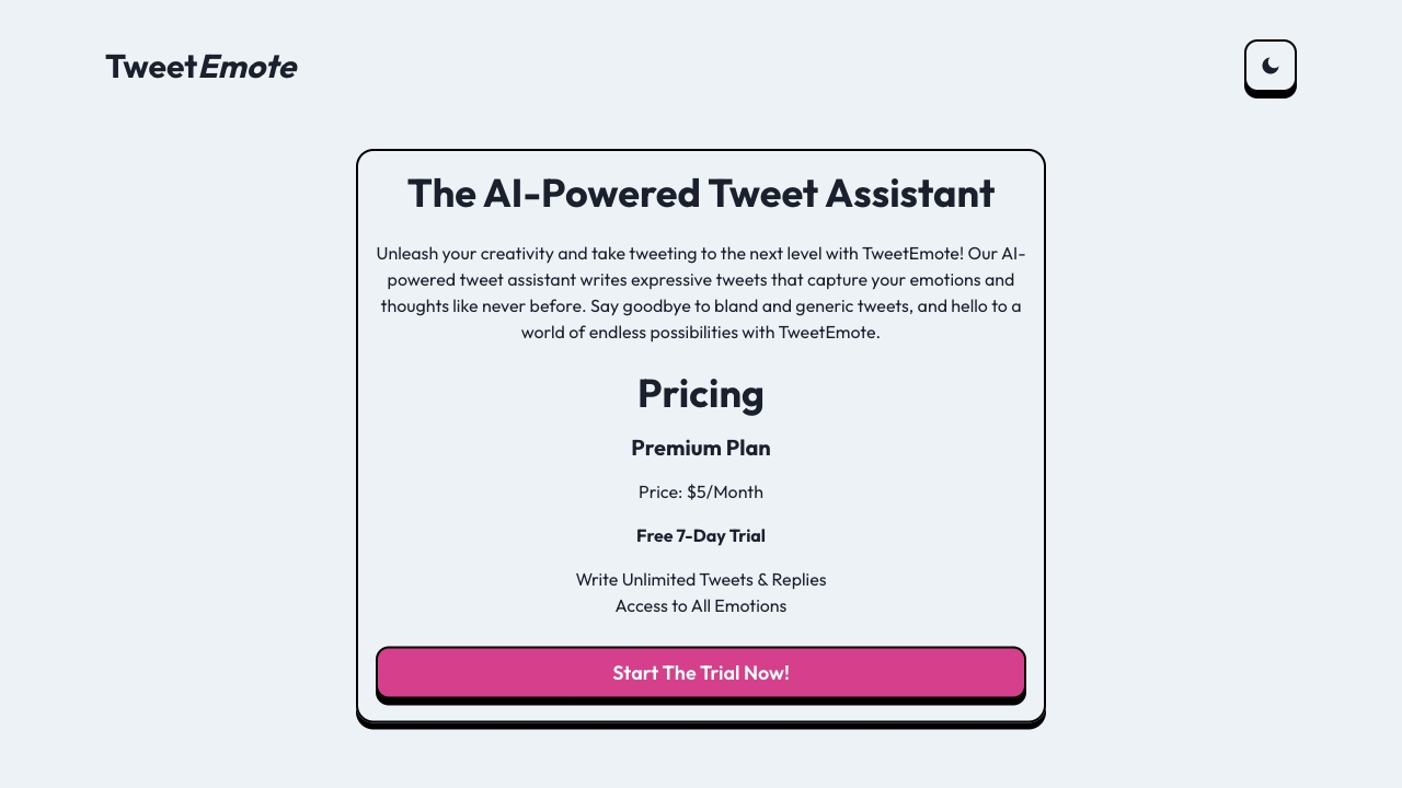 Tweetemote - AI-powered tweet assistant for expressive and engaging ...
