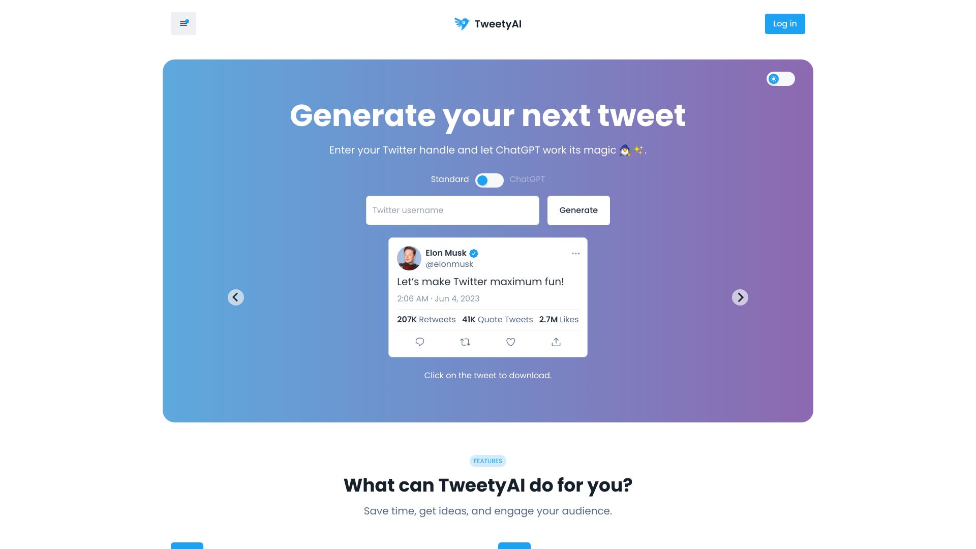 Tweetyai V2.0 - AI-powered tweet generator to enhance Twitter presence ...