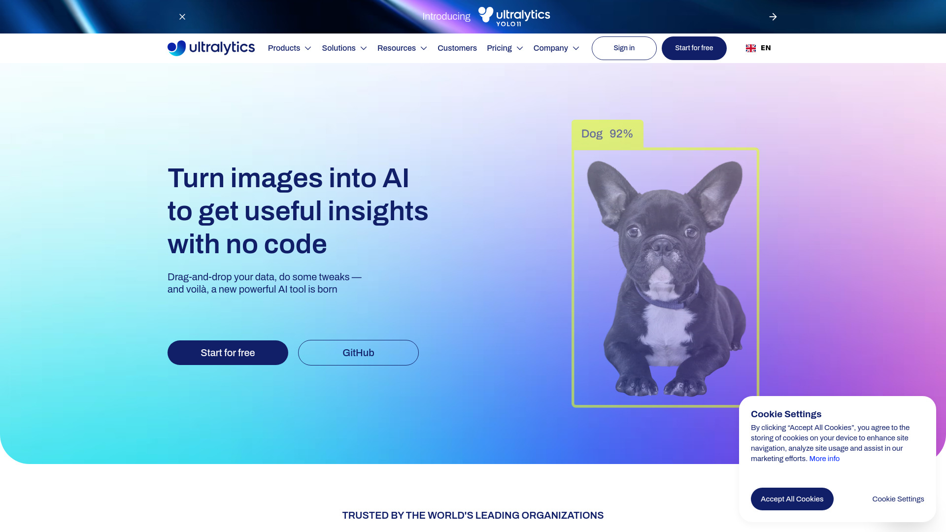 Ultralytics - Ultralytics provides vision AI tools and platforms for creating, training, and ...