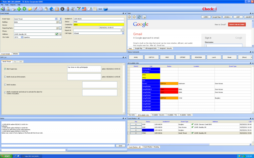 Valor RMS - Valor RMS is an incident management system tool that ...