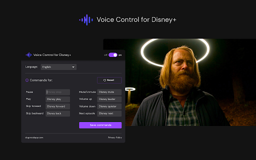 Voice Control For Disney+ - Voice control for Disney+ to play, pause ...