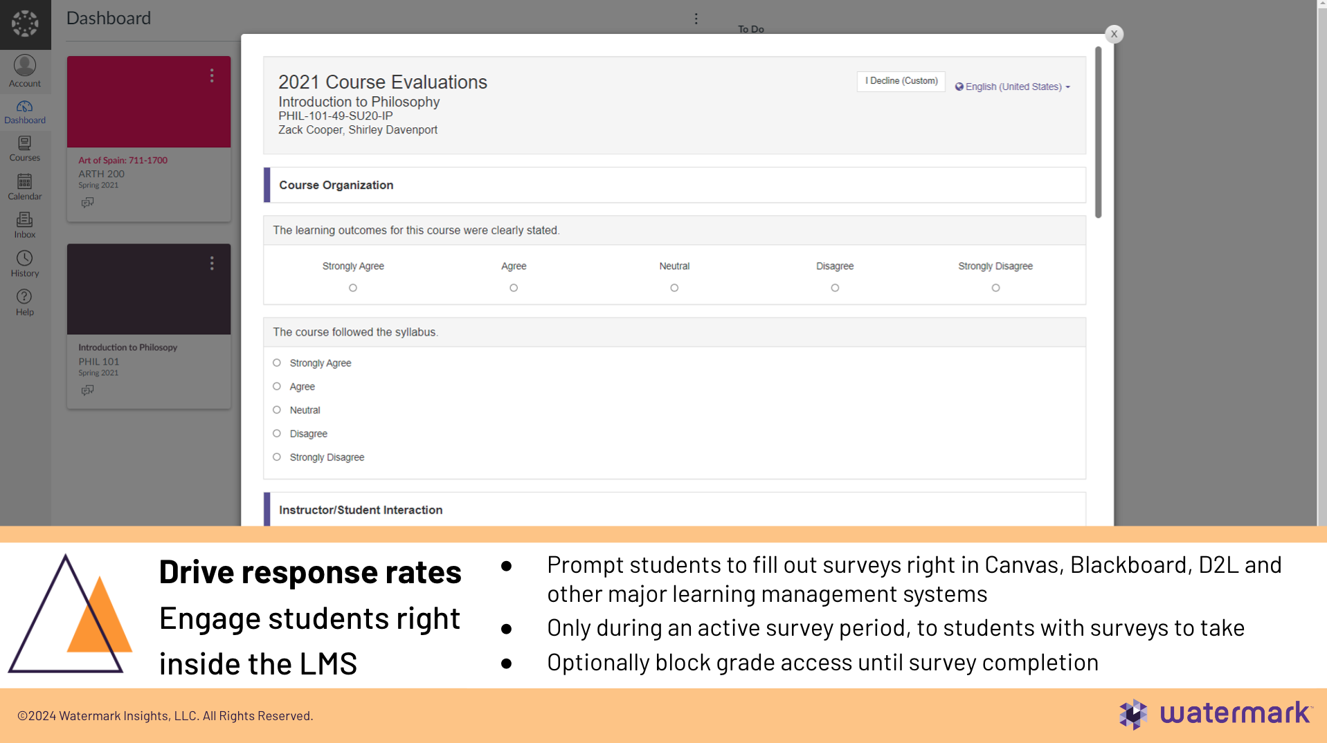 Watermark Course Evaluations & Surveys - Watermark Course Evaluations ...
