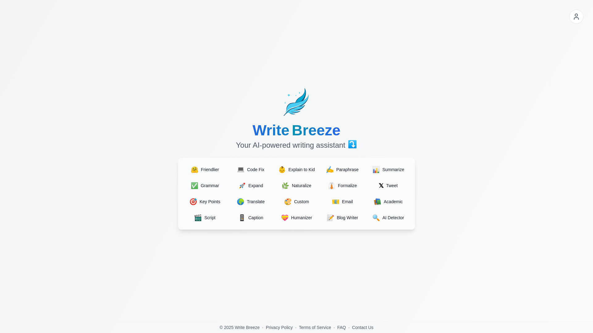 Write Breeze - AI writing assistant with paraphrasing, summarizing ...
