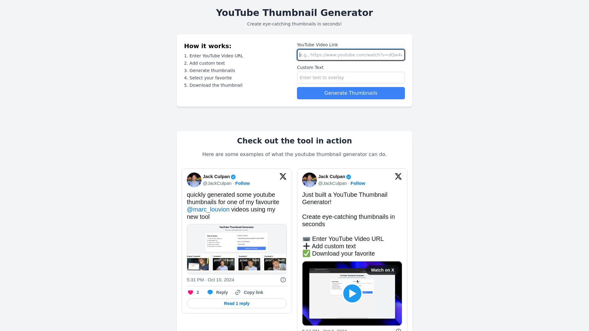 Youtube Thumbnail Generator Review, Pricing & Alternatives | AI-U